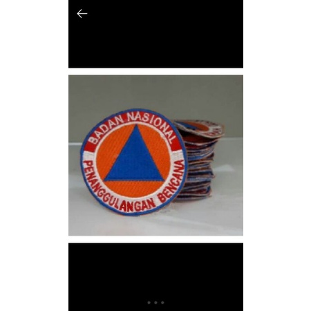 Jual Logo lambang BPBD BNPB full benang | Shopee Indonesia