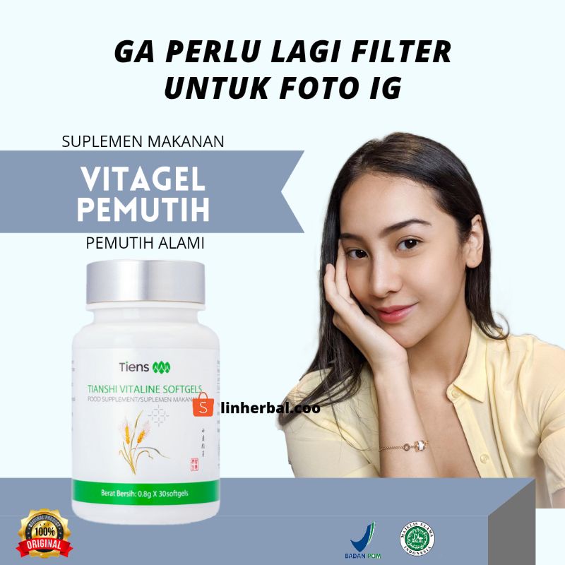 Jual Vitagel Suplemen Pemutih Seluruh Tubuh Dalam 5 Hari !! Tanpa Merkuri Dan Bahan Berbahaya ...