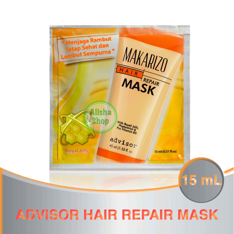 MAKARIZO Advisor Hair Repair Mask 15 mL - Sachet | Shopee Indonesia