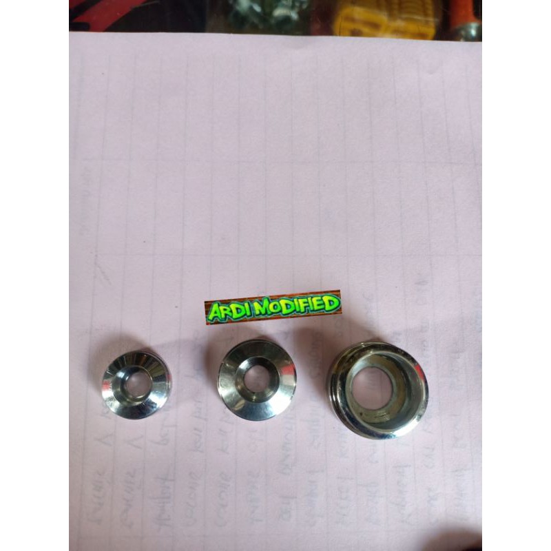 Jual ring baut drat 12 L6 model mangkok tanpa coak stanlis | Shopee ...