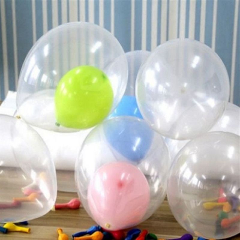 Jual Balon Transparan PVC Led Balon Foil Party Acara Balon Bulat ...