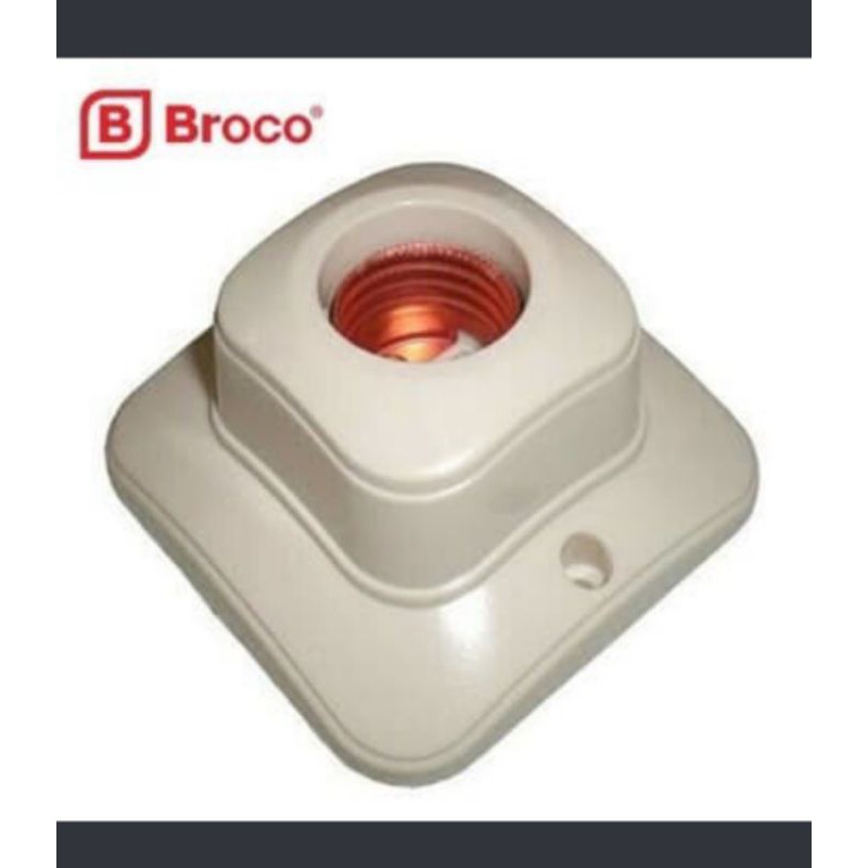 Jual fiting plafon tempel broco oval kap plafon broco fiting fitting ...