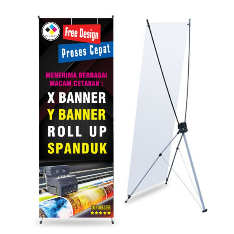 Jual x banner |cetak x baner custom |stand spanduk |rool up |y banner ...