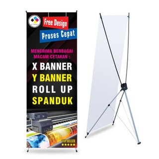 Jual x banner |cetak x baner custom |stand spanduk |rool up |y banner ...