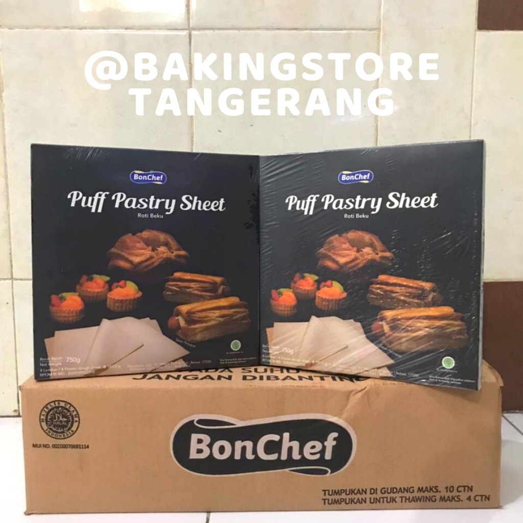 Jual Bonchef Puff Pastry 750 Gr | Puff pastry sheet Bonchef Indonesia ...