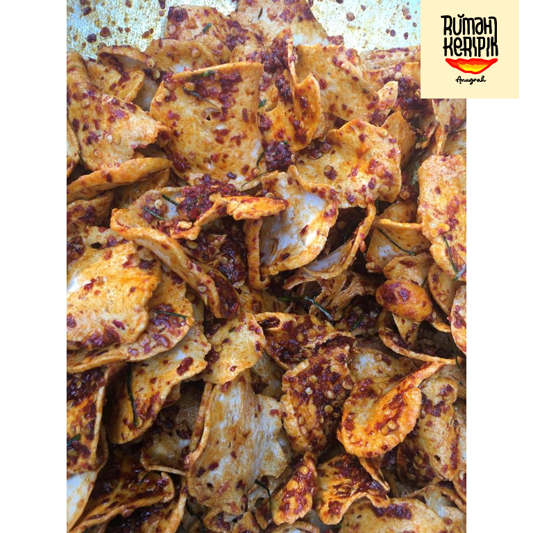 Jual Basreng Tipis Pedas Cikruh Daun Jeruk Isi 250g | Shopee Indonesia