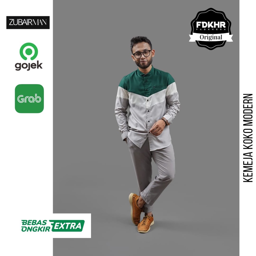 Jual Fadkhera HAMISH Long I Koko Muslim Premium Pria Minimalis Lengan ...