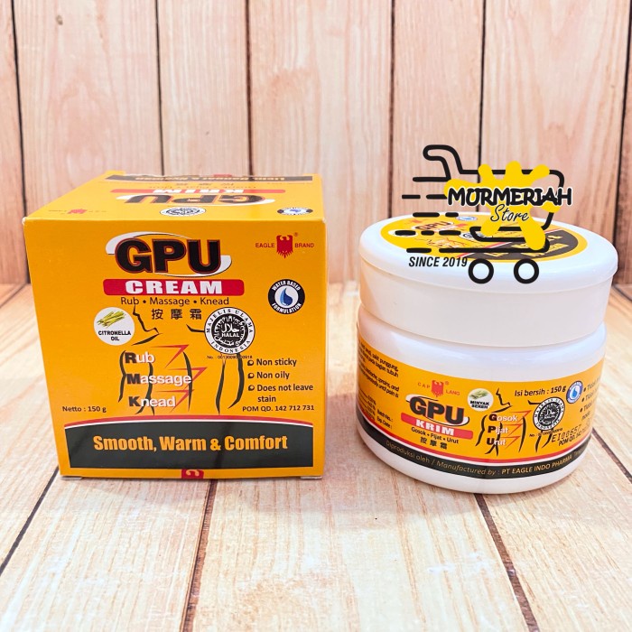 Jual GPU CREAM 150 gram-Krim Pegal Linu, Nyeri Sendi & Keseleo | Shopee ...