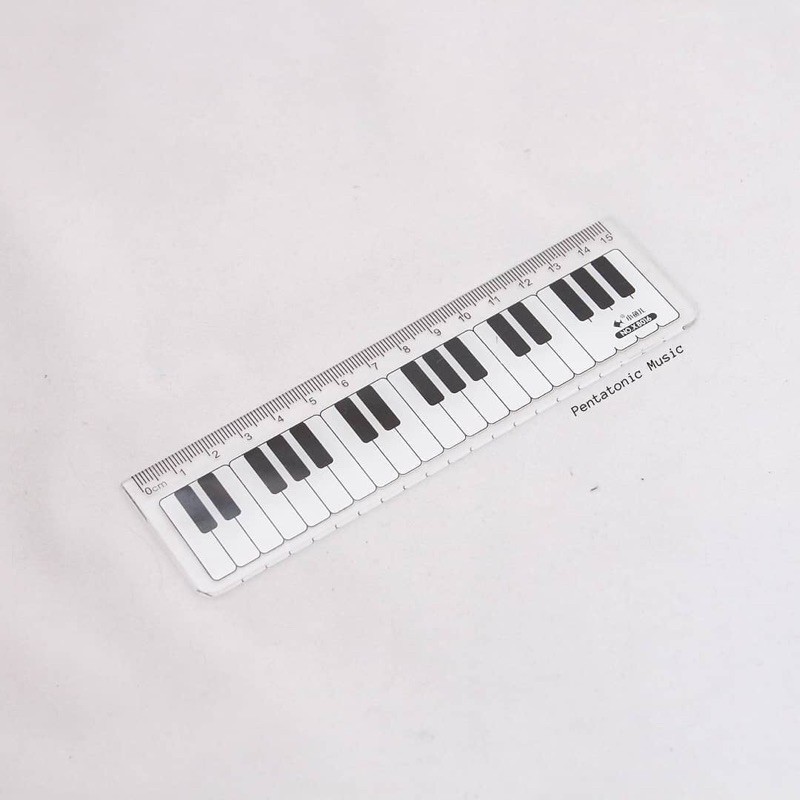 Jual Keyboard Ruler / Penggaris Piano / Alat Tulis Musik Unik ...