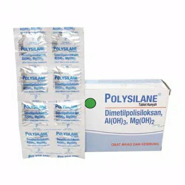 Jual POLYSILANE OBAT MAAG TABLET HISAP | Shopee Indonesia