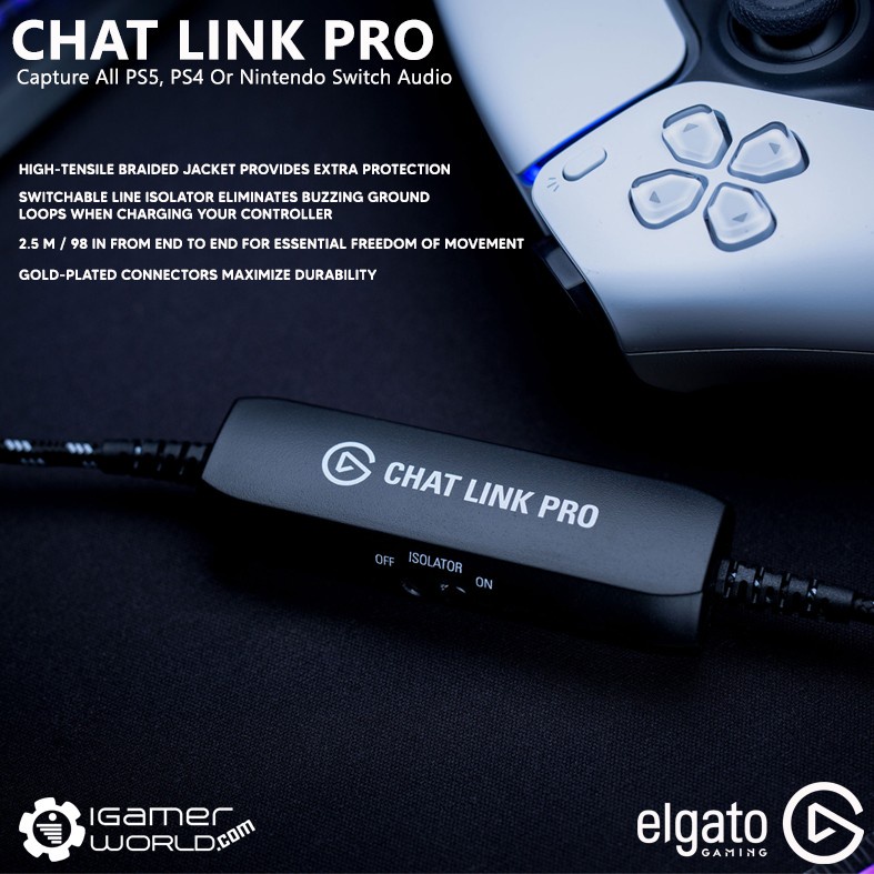 Jual Elgato Chat Link Pro Capture All PS5, PS4 Or Nintendo Switch Audio ...