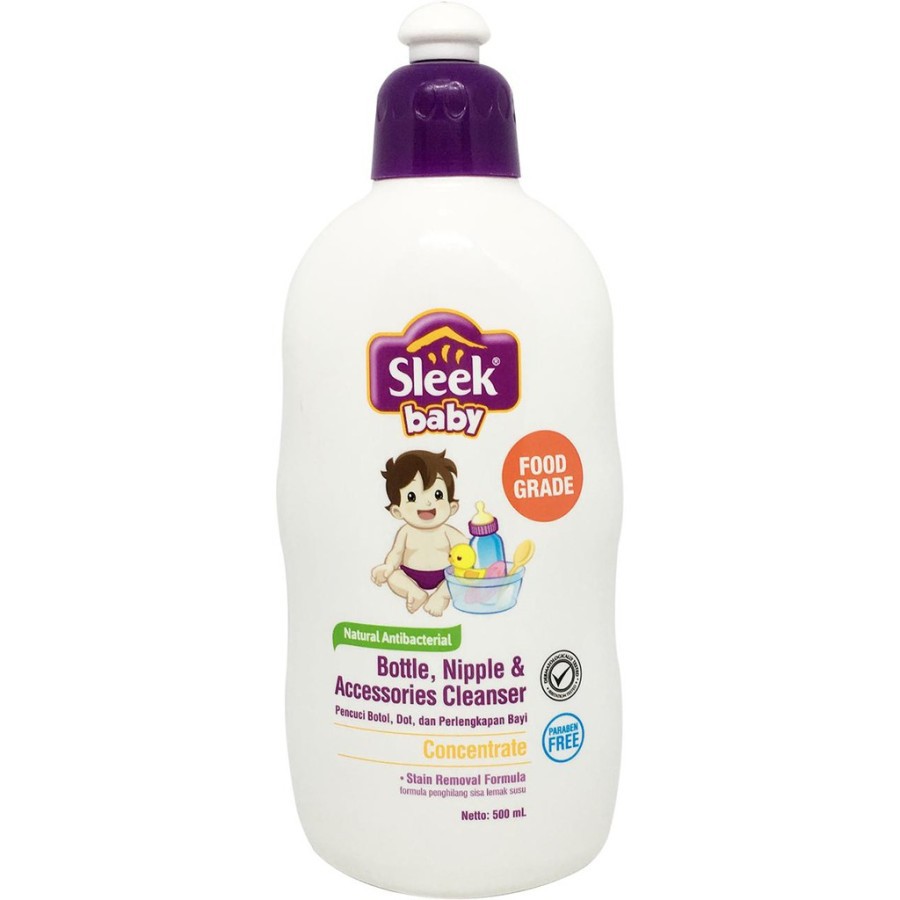 Jual Sleek Sabun Cuci Botol dan Baby Accessories 500ml | Shopee Indonesia