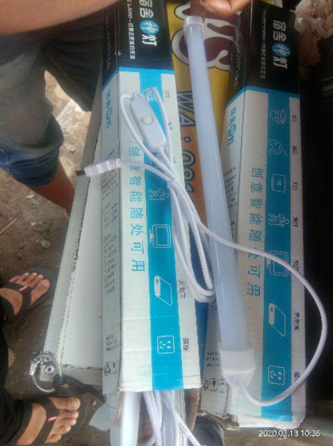 Lampu Neon Panjang Strip Tabung LED USB Belajar Kerja Rumah Dapur ...