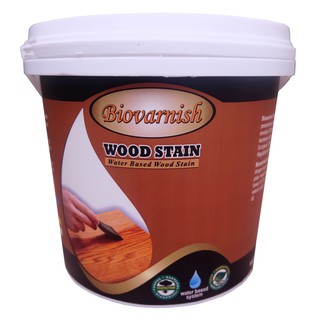 Jual Cat plitur kayu natural Biovarnish Wood Stain Can 1 kg | Shopee ...
