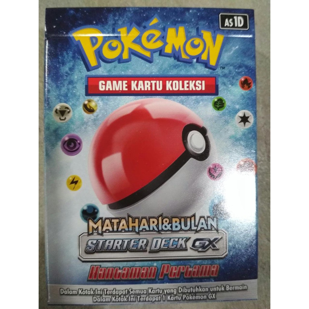 Jual Pokemon Matahari dan Bulan Starter Deck GX Hantaman Pertama Kartu Versi Indonesia | Shopee ...