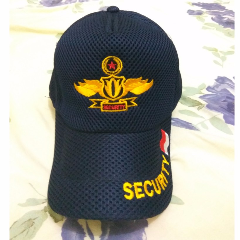 Jual BIRU DONKER - TOPI SECURITY / TOPI SATPAM - BAHAN JARING | Shopee ...