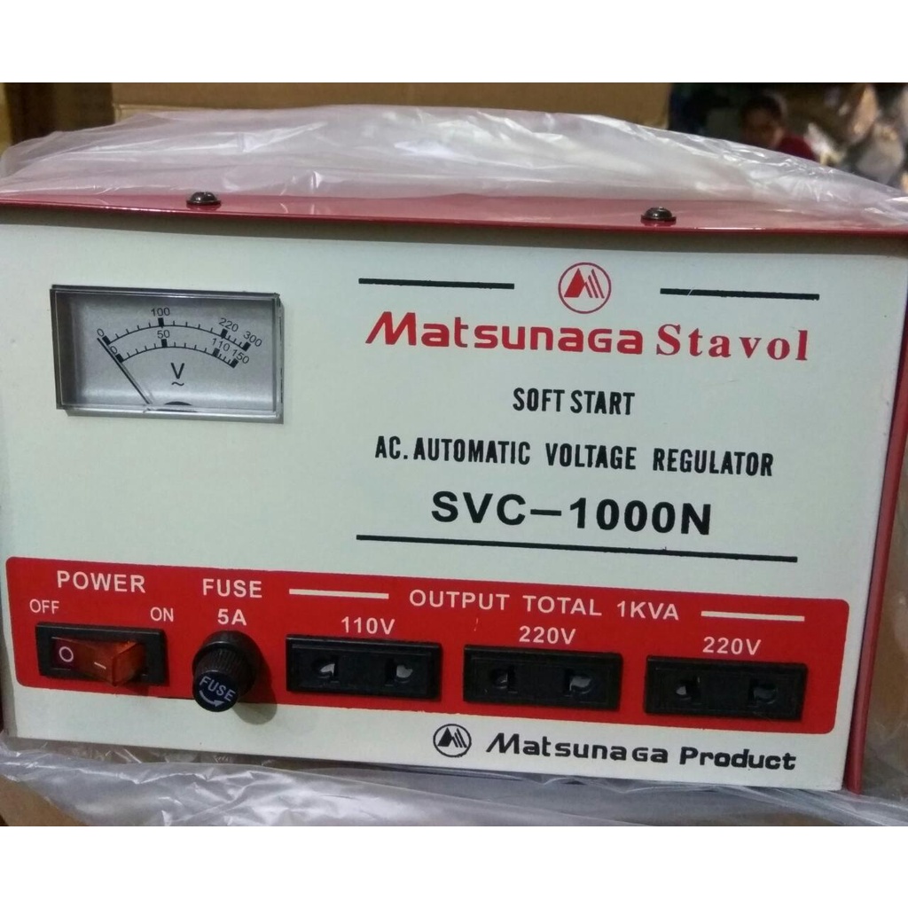 Jual STABILIZER MATSUNAGA 1000VA STAVOL SVC 1000 Watt | Shopee Indonesia