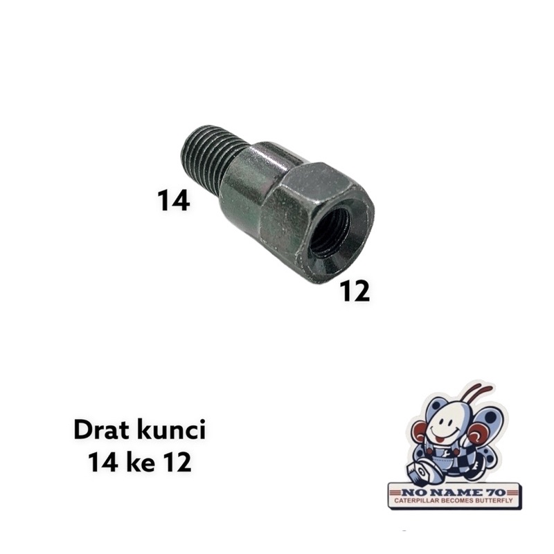 Jual Baut Baud Sambungan Spion drat 14 ke 12 Honda astrea star prima grand legenda impressa ...
