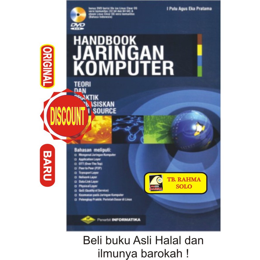Jual Handbook Jaringan Komputer Teori dan Praktik Berbasiskan Open ...