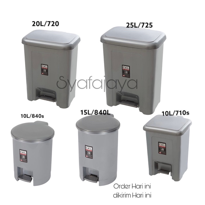 Jual TEMPAT SAMPAH INJAK SHINPO- UKURAN 10L-15L-20L-25 LITER | Shopee Indonesia
