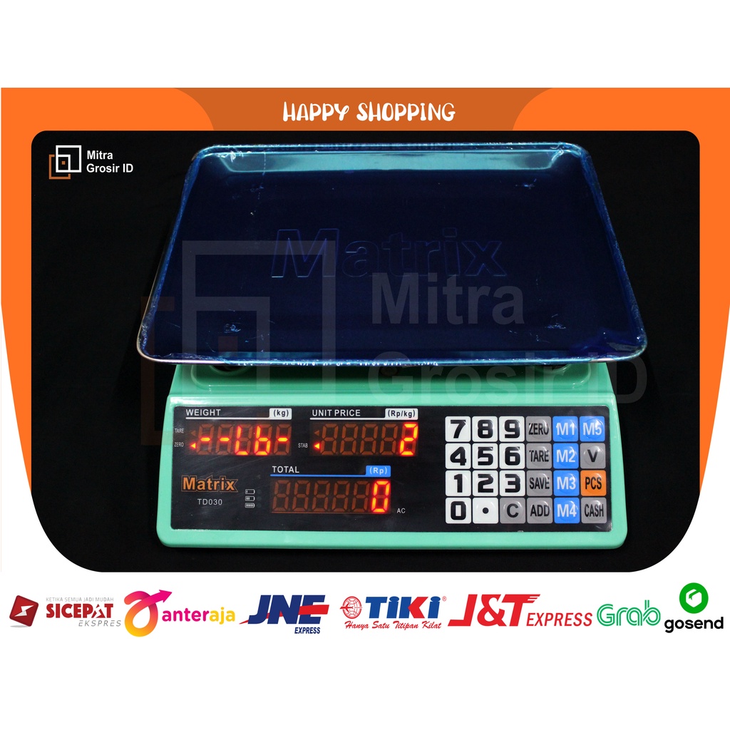 Jual Timbangan Digital 30 kg MATRIX TD030 dan FDS-30 Double Display ...
