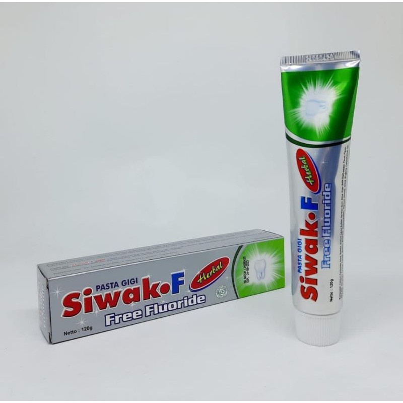 Jual Siwak F 120 Gram Free Fluoride Pasta Gigi Siwak Original Bebas ...