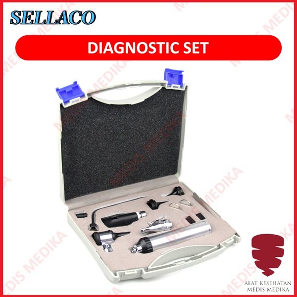 Jual Diagnostic Set THT Dental Instrumen Diagnostik Kit Stainless Steel Instrument Otoscope ...
