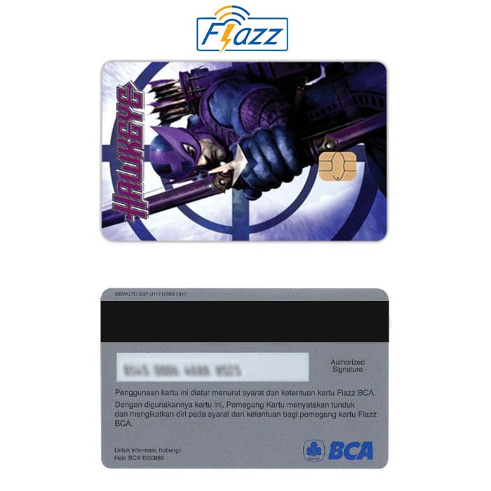 Jual Hawkeye Kartu Flazz BCA Gen 2 NFC Custom Card | Shopee Indonesia