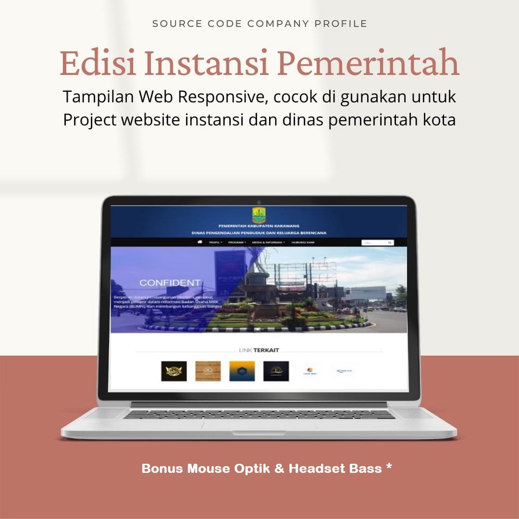 Jual Source Code Website Company Profile Instansi Pemerintah | Shopee Indonesia