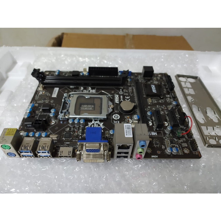 Jual PAKETAN MOTHERBOARD MSI SOCKET LGA 1150 H81 CORE i7 4790 + Fan ...