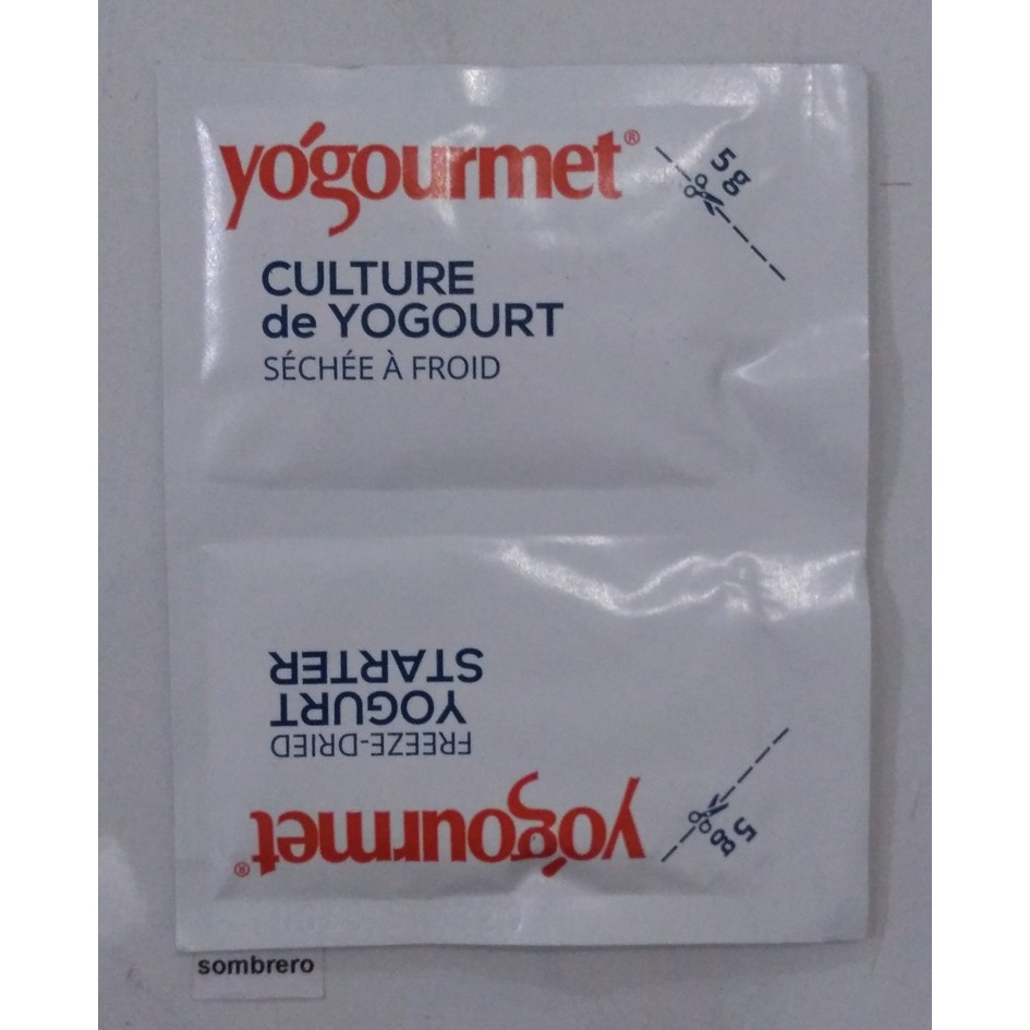 Bibit Yoghurt Kering / Dried Yogurt Starter Yogourmet Import Asli ...