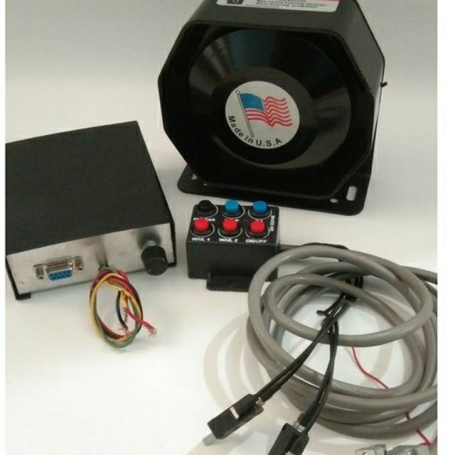 Jual Modul Toa Sirine Patwal Landun Dan Toa Speaker Slim 200 Watt Plus ...