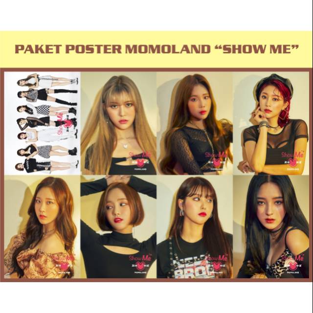 Jual MOMOLAND SHOW ME POSTER SET | Shopee Indonesia