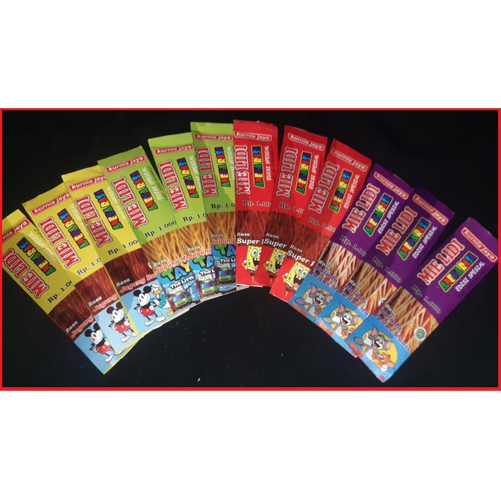 Jual Mi Lidi Aneka Rasa dan aneka Gambar Karakter disuka anak isi 12 ...