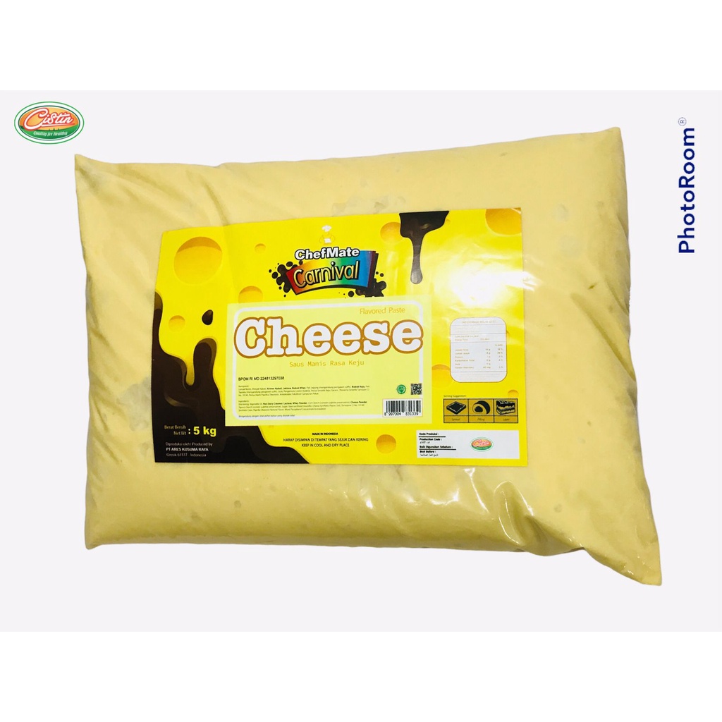 Jual CHEFMATE CHEESE FILLING REPACK 500G (ISIAN KUE DAN ROTI) | Shopee ...