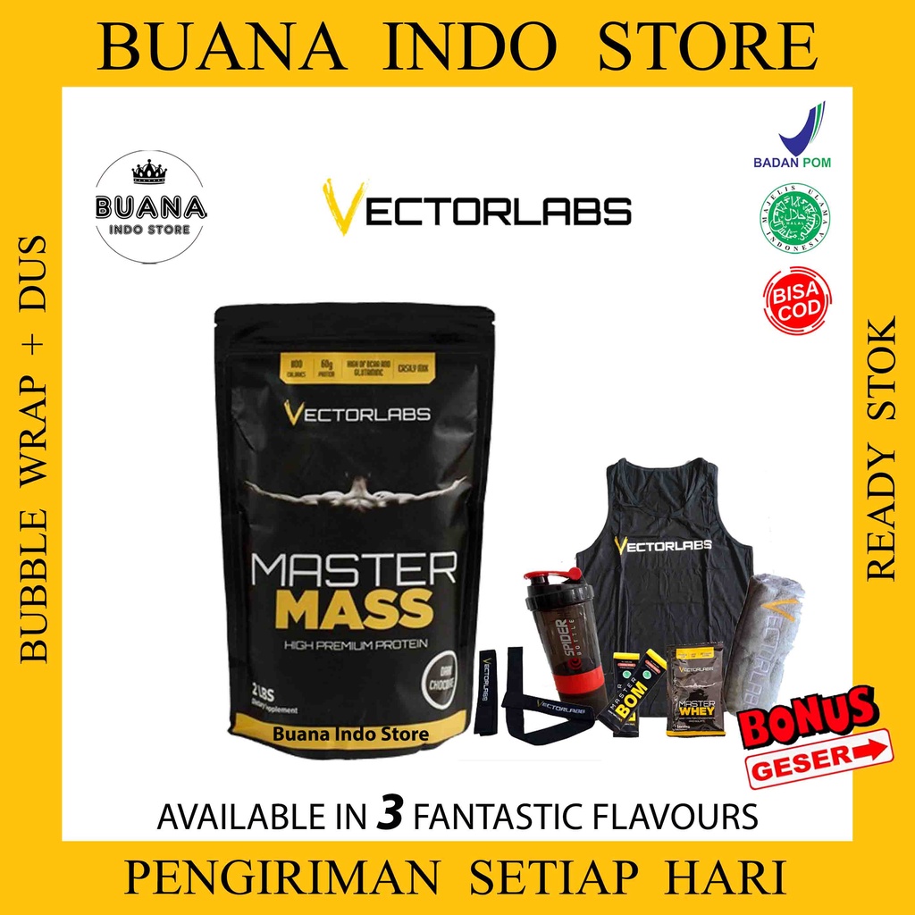 Jual Vectorlabs Master Mass 2 lbs 2lbs | VL Gainer 2 lb 2lb - Varian Rasa Indonesia|Shopee Indonesia