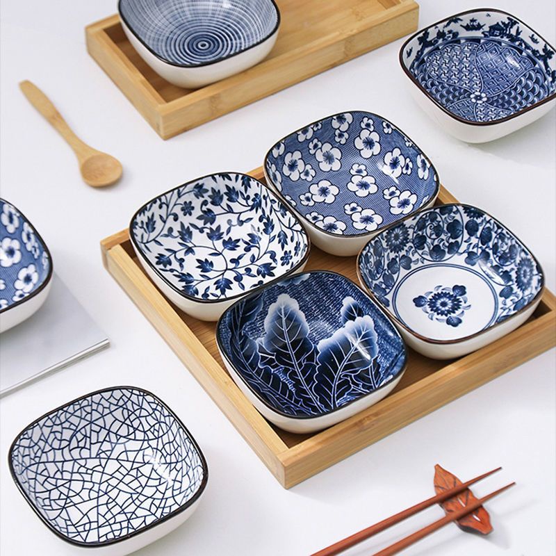 Jual Piring keramik Motif Jepang (4 in 1) | Shopee Indonesia