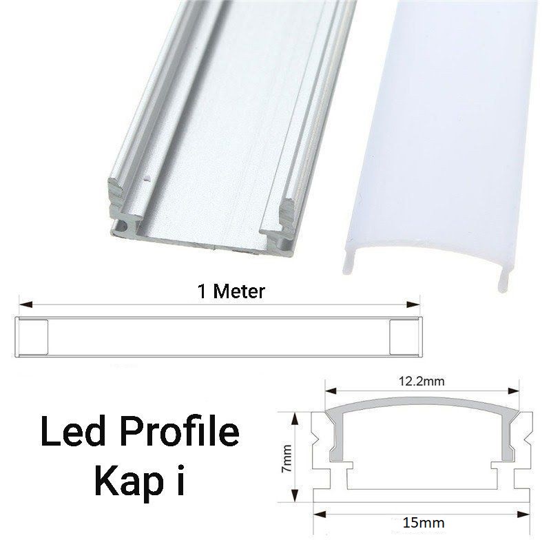 Jual LED PROFILE COVER CASING RUMAH KAP HOUSING LED STRIP RIGID ...