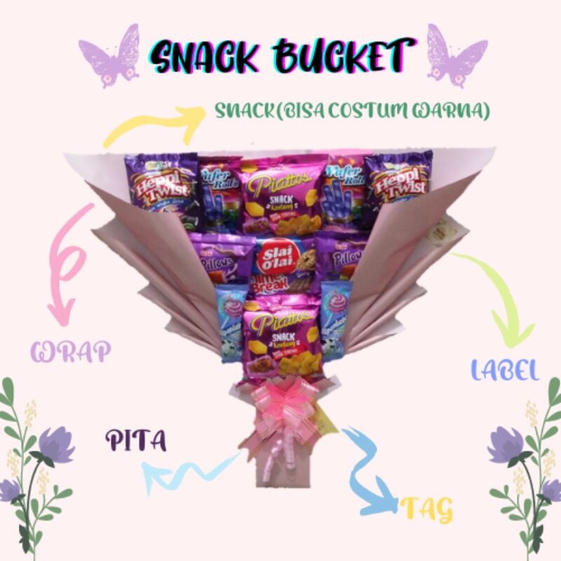 Jual Snack Bucket-Bucket Ultah-Bucket Wisuda | Shopee Indonesia