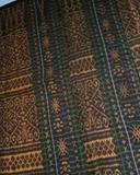Jual Kain Tenun Ikat ENDE NTT Warna Coklat Tanah Liat Motif Bunga Plit ...