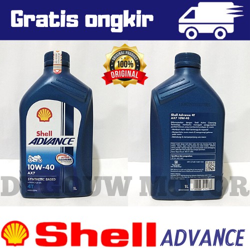 Jual oli shell AX7 10/40 1L | Shopee Indonesia
