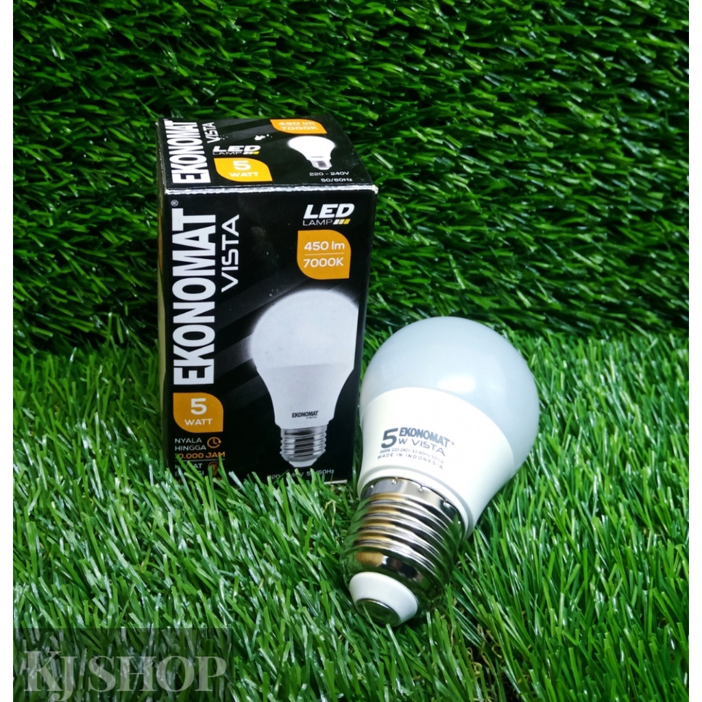 Jual Lampu LED Hemat Energi Ekonomat Vista 5 W Warna Putih | Shopee ...