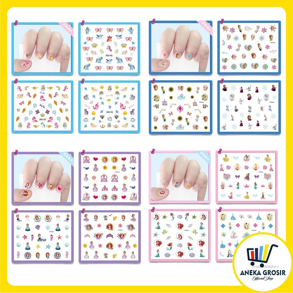 Jual ANEKAGROSIR | STICKER KUKU - STICKER KUKU ANAK - CAT KUKU - HIASAN ...