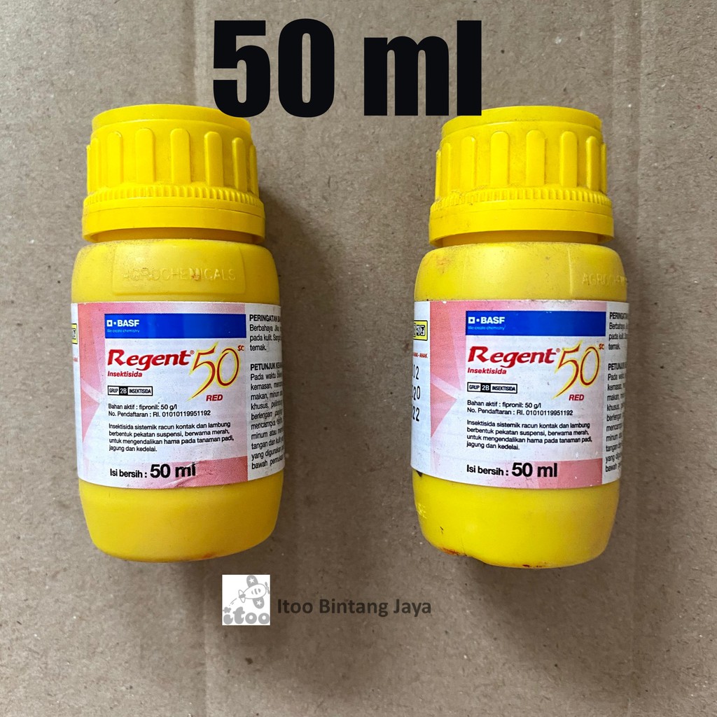 Jual Insektisida Sistemik Regent Red Fipronil 50 SC 50 ml | Shopee ...
