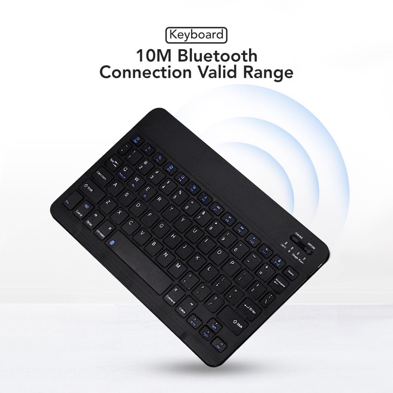 Jual Mini Wireless Bluetooth Keyboard Slim Thin Design Untuk Windows ...