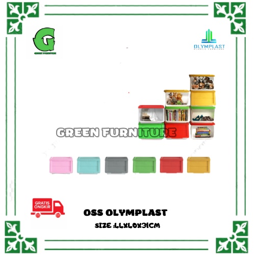 Jual OLYMPLAST STORAGE SOLUTION TEMPAT PENYIMPANAN OSS BOX KOTAK SERBAGUNA | Shopee Indonesia