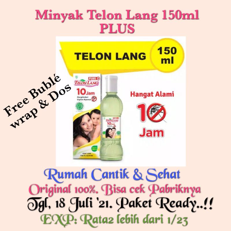 Jual Minyak Telon Lang plus 150ml dan minyak kayu putih cap Lang 60ml | Shopee Indonesia