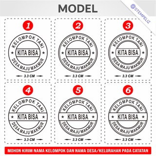 Jual Stempel Kelompok Tani / Ternak / Ikan / Nelayan | Shopee Indonesia