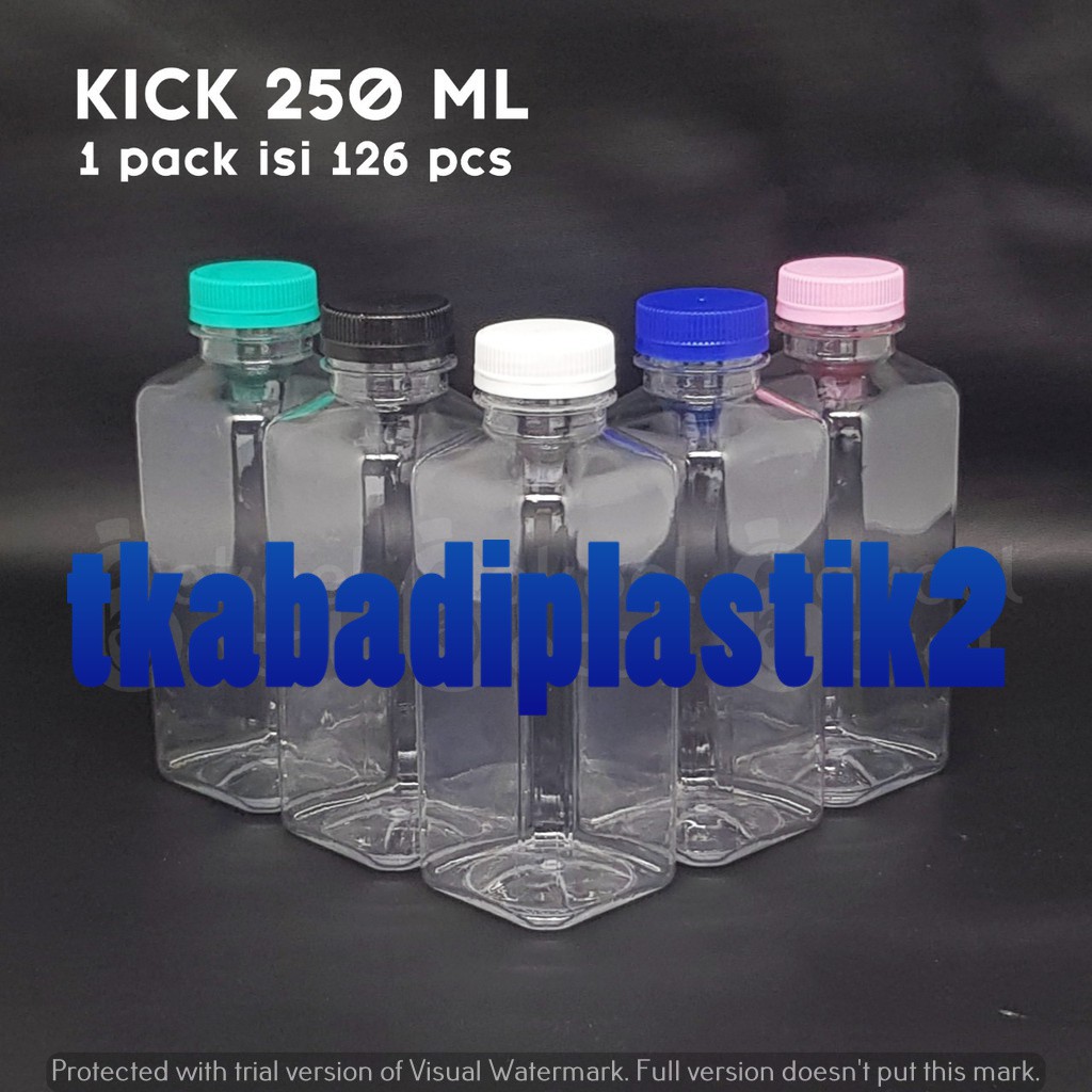 Jual BOTOL KICK 250 ML / BOTOL PLASTIK MURAH SURABAYA / BOTOL PLASTIK ...