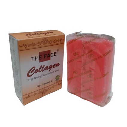 Jual THE FACE COLLAGEN BRIGHTENING TRANSPARANT SOAP 80GR | Shopee Indonesia